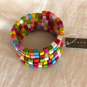 Moma | Jewelry | Nwt Moma Colorblock Wrap Bracelet | Poshmark